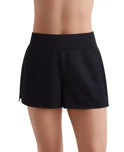 SHAPESOLVER Swim Hipster Short - Black