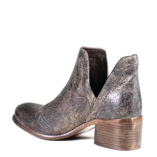 DIBA TRUE Vintage Leather Bootie - Charcoal
