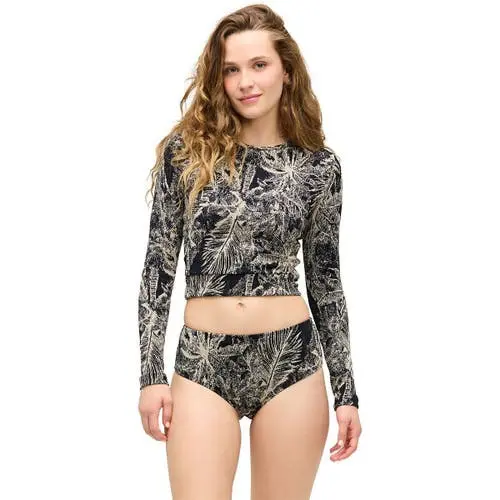 SEEA SWIMWEAR Palomar Cropped Rashguard - Madeira