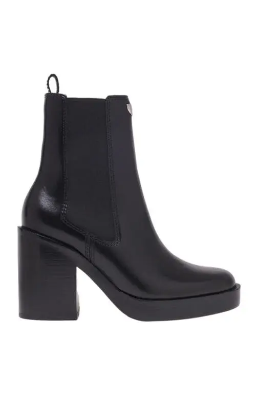 Maje Heeled Leather Chelsea Boots
