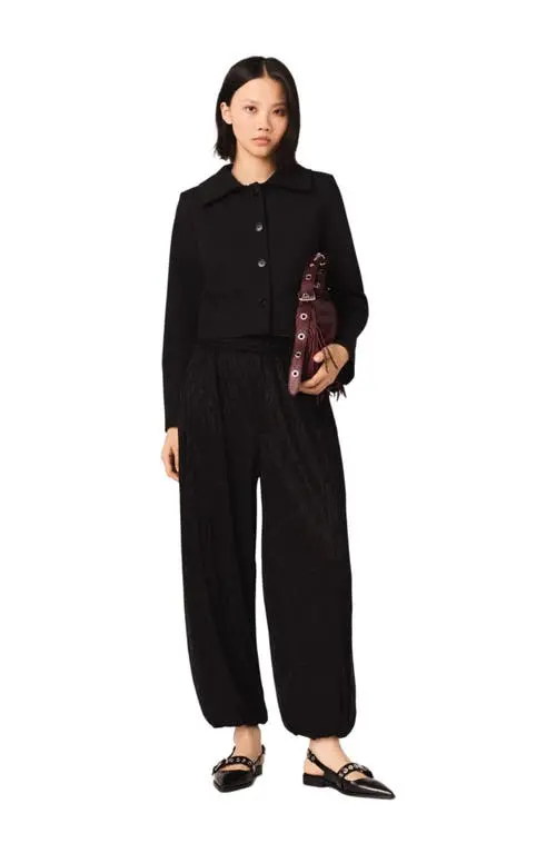 Maje Metallic Harem Trousers