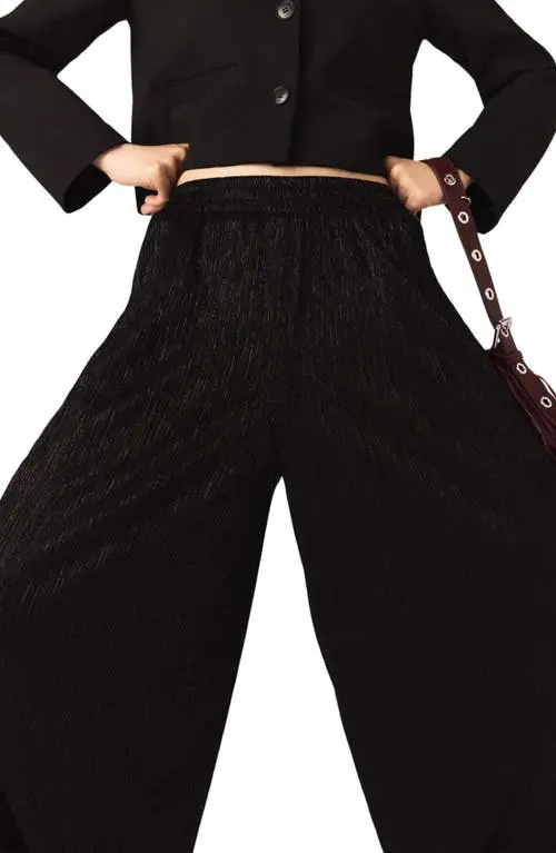 Maje Metallic Harem Trousers