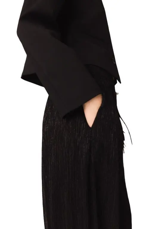 Maje Metallic Harem Trousers