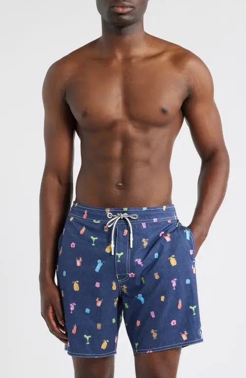 Johnnie-o Kanaloa Swim Trunks - Navy