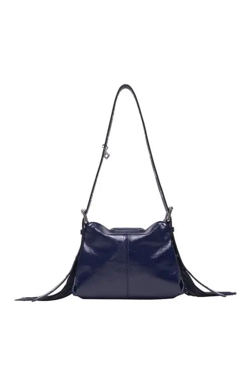 Maje Naplak Leather Miss M Mini Bag - Navy