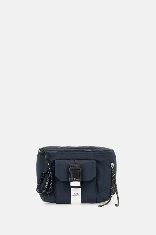 A.p.c. Trek Banana Crossbody Bag - Blue