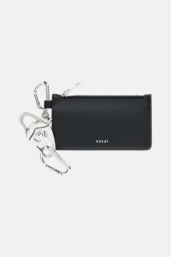 Sacai Cardholder With Carabiner - Black