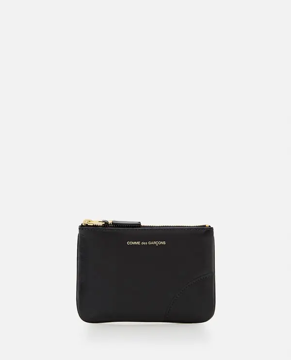 Play Comme Des Garcon Classic Line Leather Wallet - Black