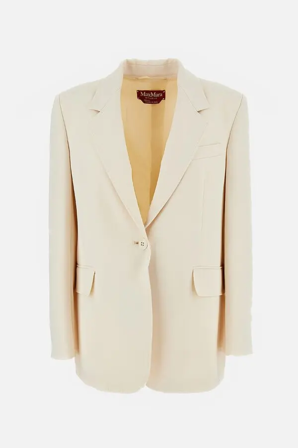 Max Mara Single-breasted Blazer - Beige