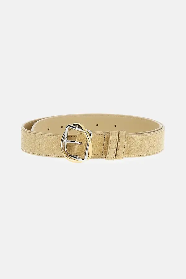 Jacquemus The Salon Leather Belt - Beige