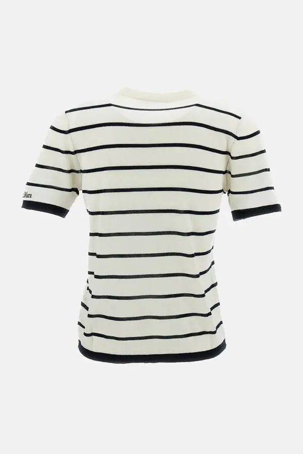 Max Mara Short Sleeve Cashmere Sweater