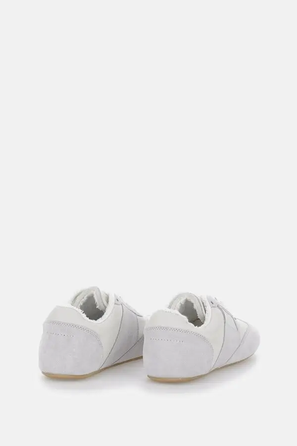 MAISON MARGIELA Leather And Suede Sneakers - Bianco