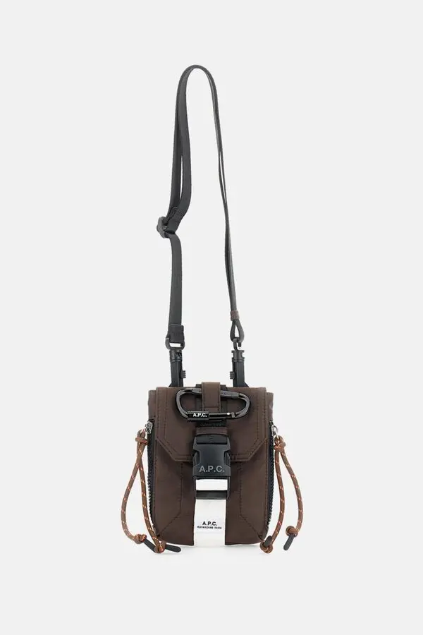 A.p.c. Trek Crossbody Pouch - Brown