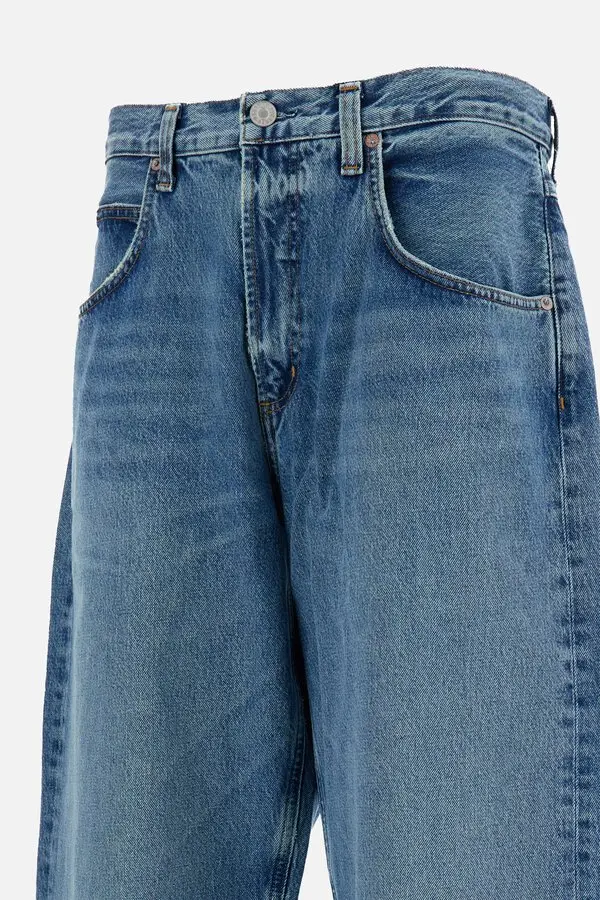 AGOLDE Fusion Wide Leg Jeans - Blu