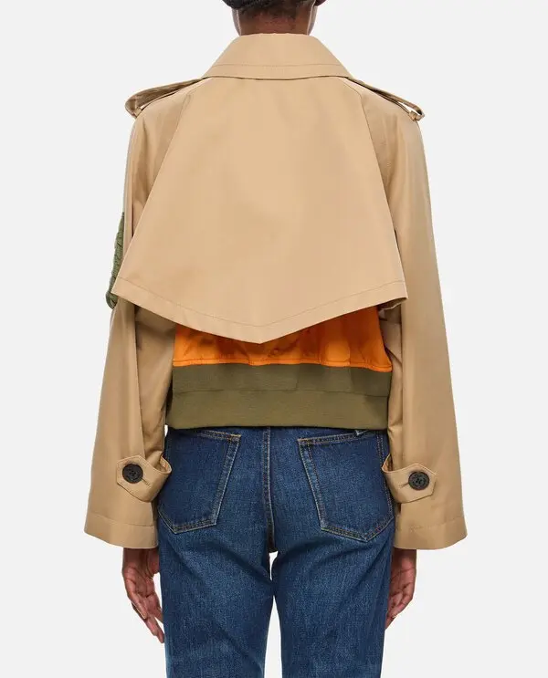 Sacai Short Trench Coat