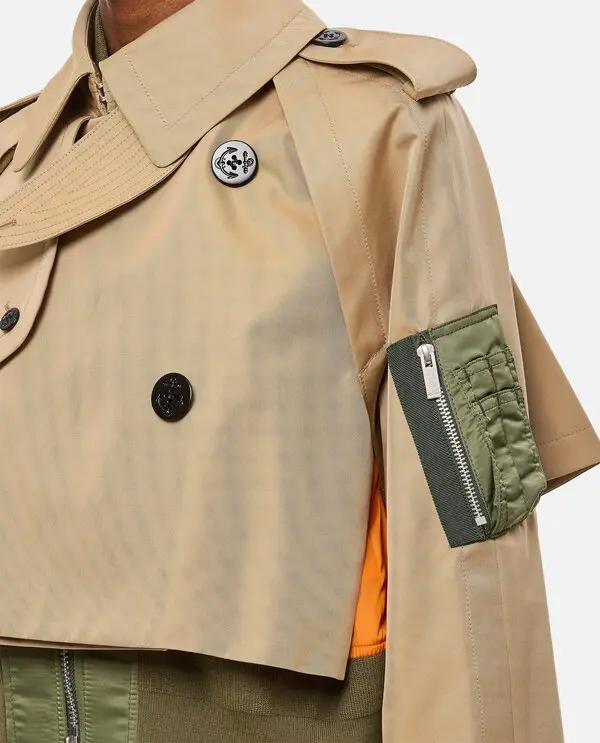 Sacai Short Trench Coat