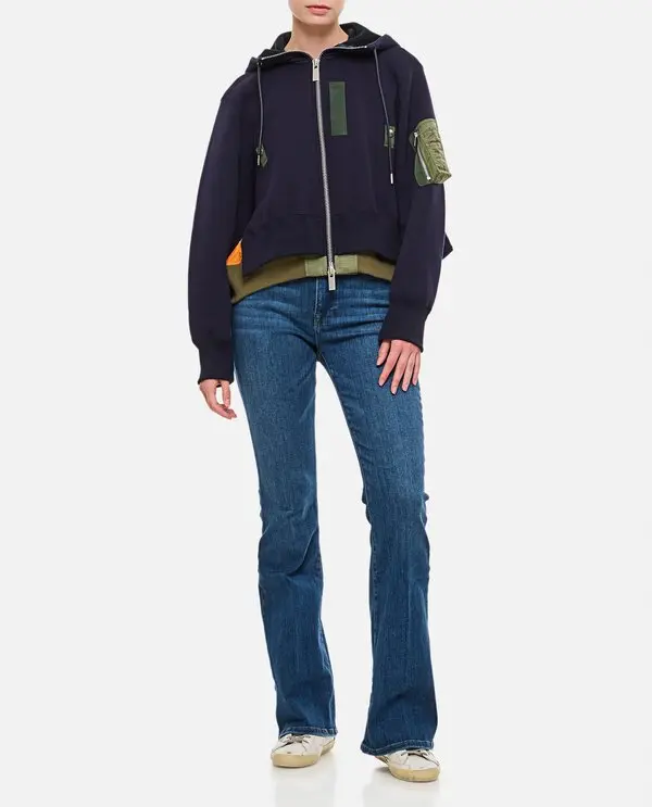 Sacai Layered Full Zip Hoodie