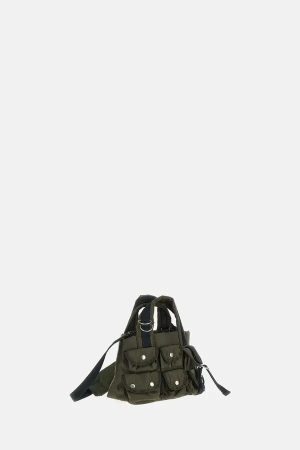 Sacai Small Nylon Tote Bag