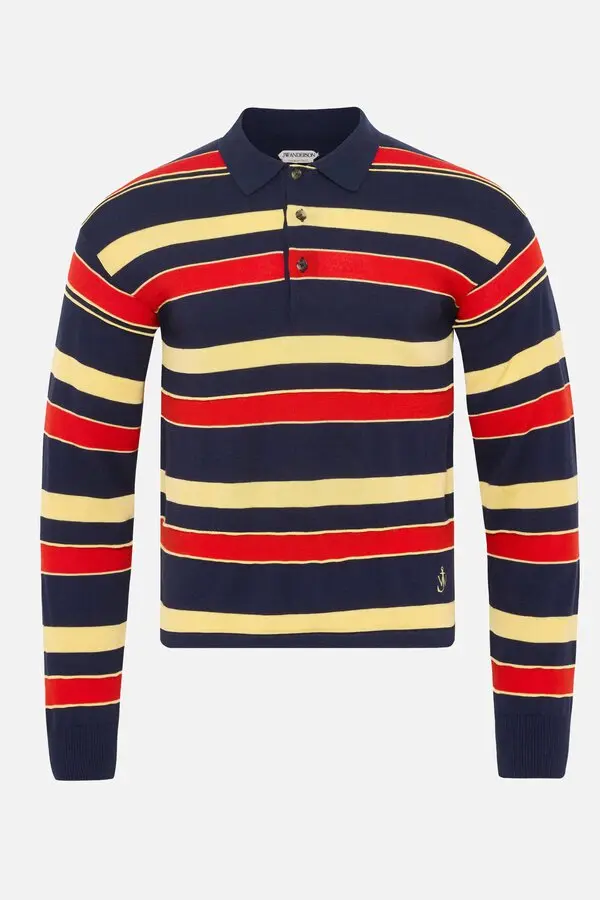 JW Anderson Knitted Rugby Polo - Multicolor