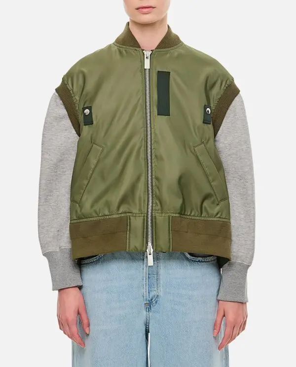 Sacai Nylon Twill Sleeveless Vest