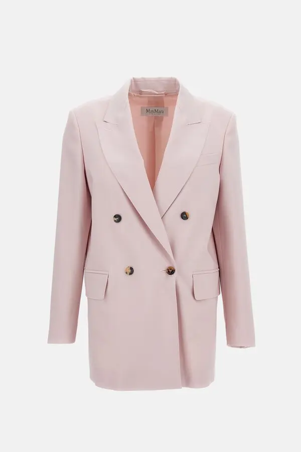 Max Mara Double-breasted Jacket Ombrosa - Rose