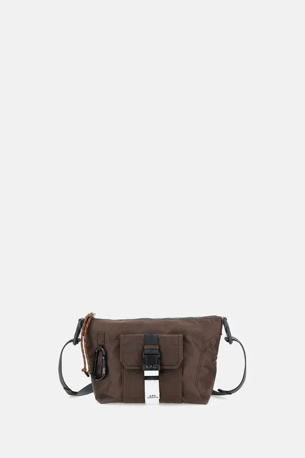 A.p.c. Trek Messenger Crossbody Bag - Brown