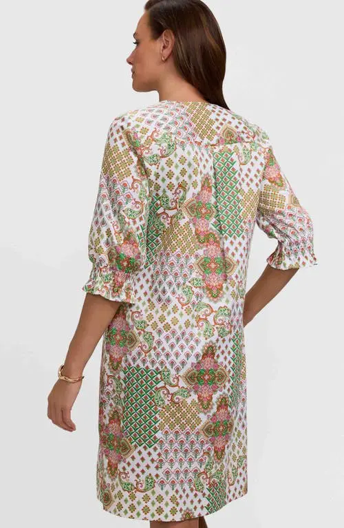 Foxcroft Alicia Patchwork Shift Dress