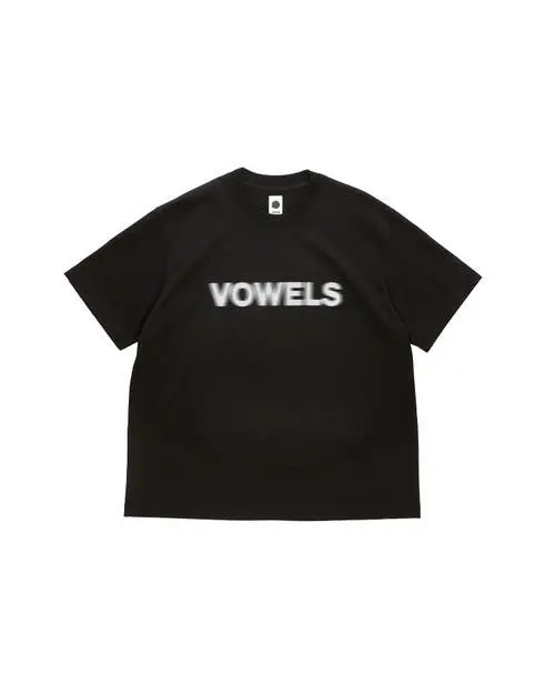 VOWELS Blur Tee - Black