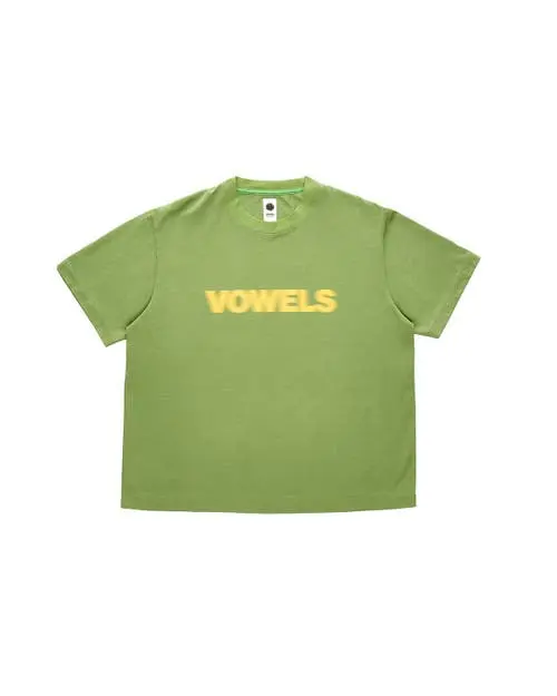 VOWELS Blur Tee - Kelly Green