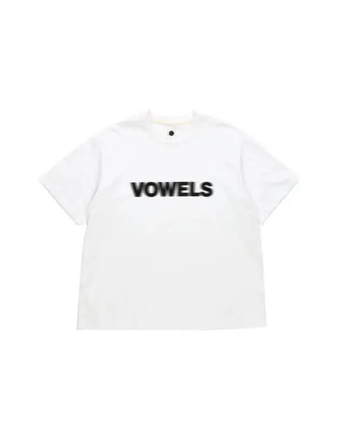 VOWELS Blur Tee - White