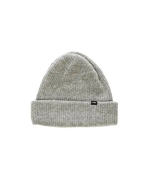 VOWELS Solid Wool Blend Beanie - Grey