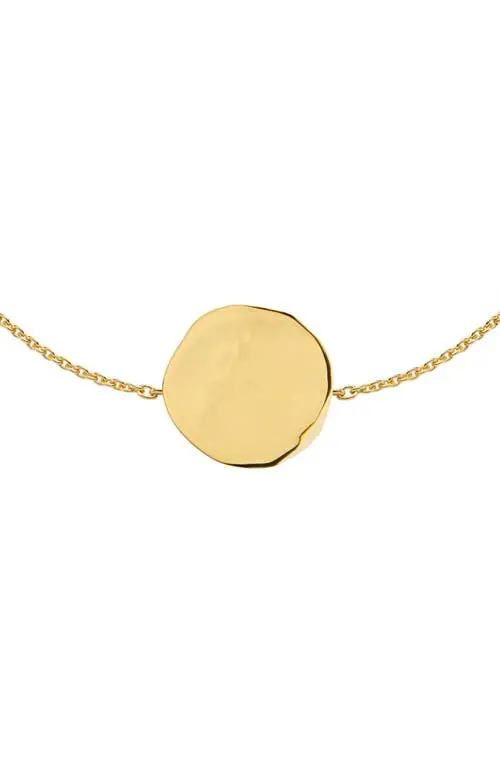 Monica Vinader Zodiac Chain Bracelet - Gold Vermeil Aqaurius