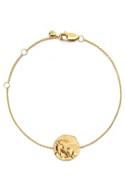 Monica Vinader Zodiac Chain Bracelet - Gold Vermeil Taurus