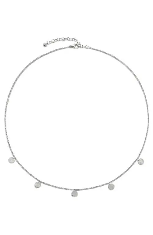 Monica Vinader Siren Muse Disc Chain Necklace - Silver
