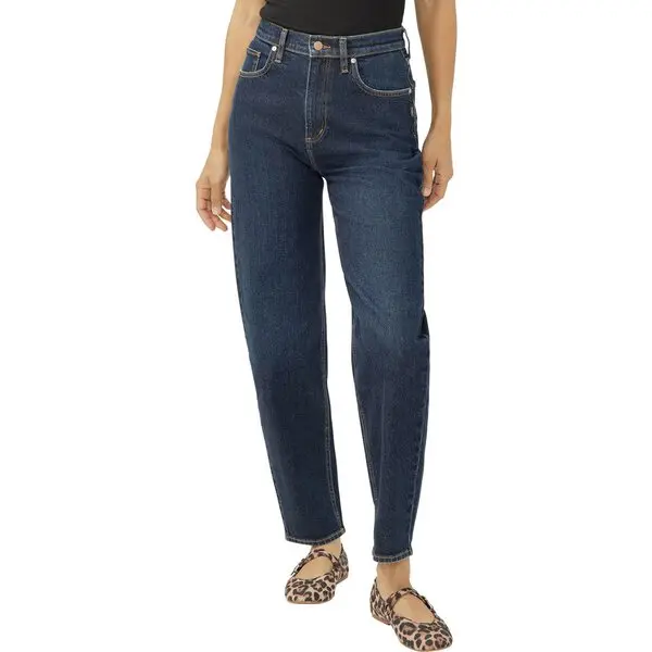 SILVER JEANS CO. Arc High Waist Slim Barrel Jeans - Woolwich