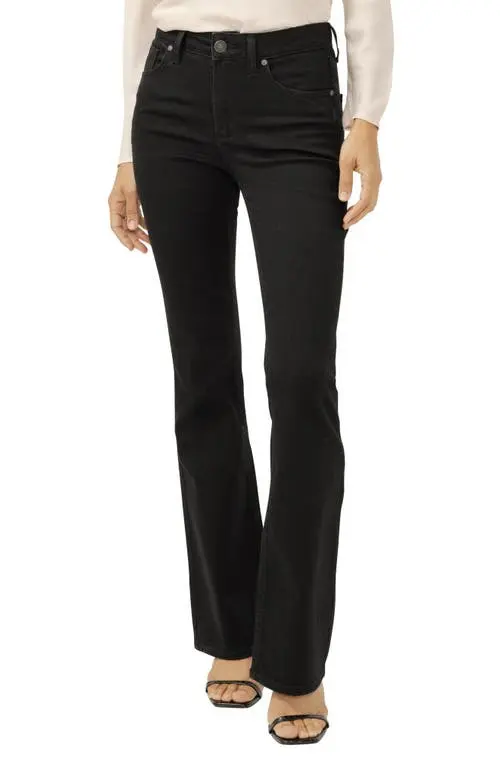 SILVER JEANS CO. Avery High Waist Slim Bootcut Jeans - Black