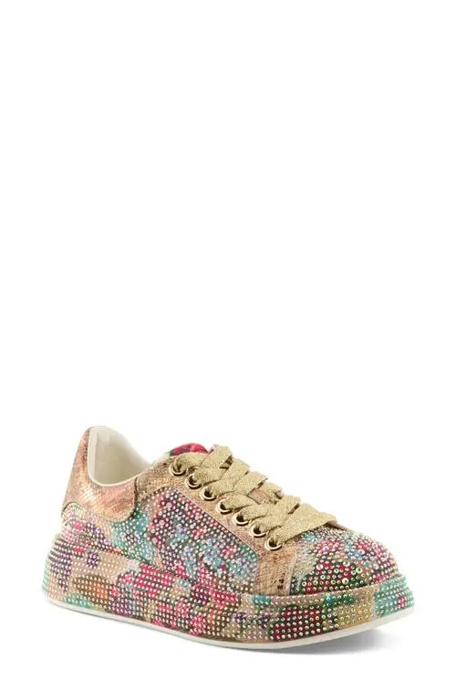 SPRING STEP SHOES Embellished Platform Sneakers