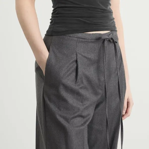 RÓHE Relaxed Soft Wool Trousers
