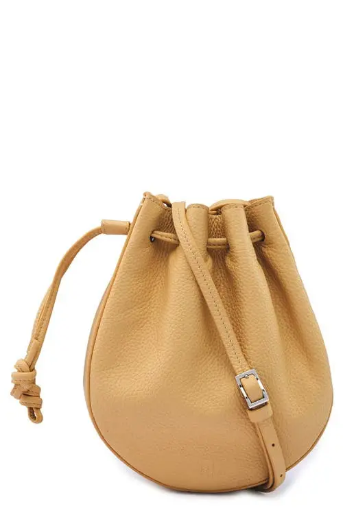 BEHNO Mini Ina North/south Drawcord Crossbody Bag - Bisque