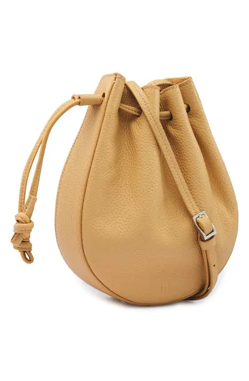 BEHNO Mini Ina North/south Drawcord Crossbody Bag - Bisque