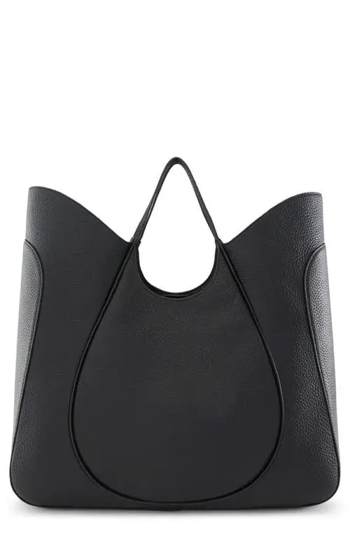 BEHNO Katrina Wave Pebbled Leather Tote