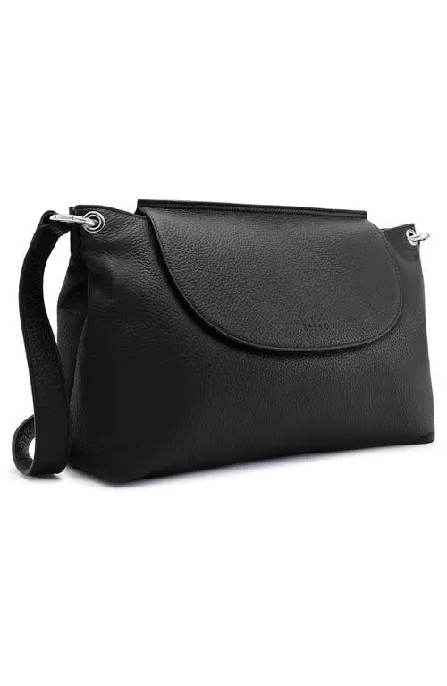 BEHNO Large Judith Crossbody Satchel - Black