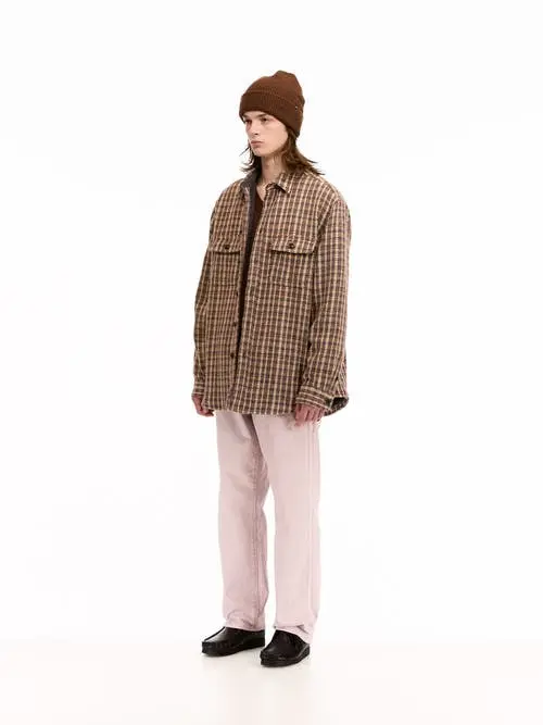 VOWELS Double Pocket Shirt Jacket - Mini Check