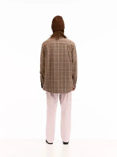 VOWELS Double Pocket Shirt Jacket - Mini Check