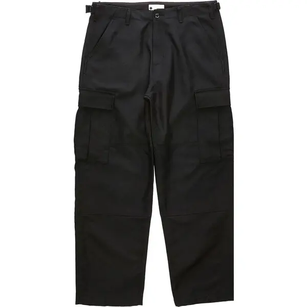 VOWELS Wool Blend Cargo Pants - Black