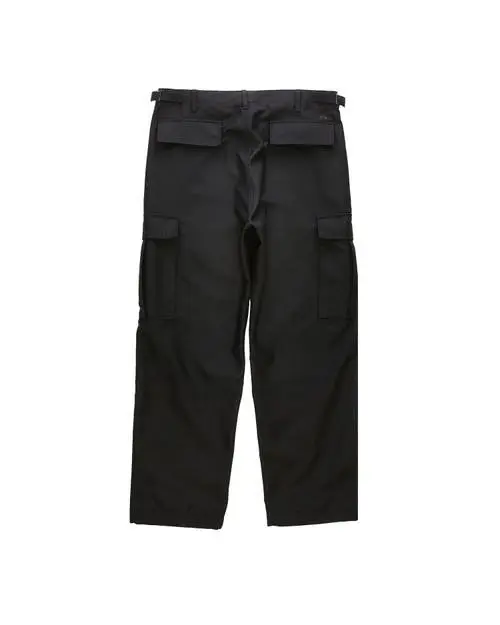 VOWELS Wool Blend Cargo Pants - Black