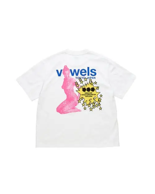 VOWELS Audible Friction Tee - White