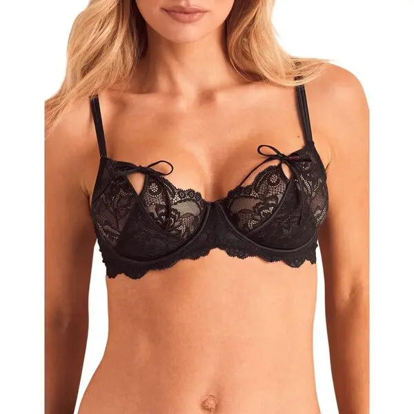 ADORE ME Yrene Unlined Demi Bra - Black