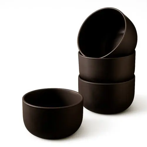 GHARYAN STONEWARE Le Gourmand Dinnerware Set - Matte Black
