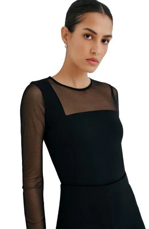 MARCELLA Soraya Mixed Media Top
